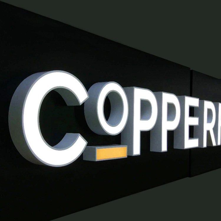 Illuminated Channel Letters 3D LED Reverse Lit Channel Letter Signs